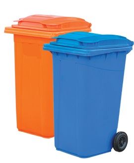 240 Liter Mobile Garbage Bin | Plastic Waste Containers