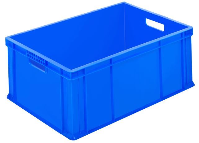 60x40x28 Solid Plastic Crate | 60x40 Solid Plastic Crates