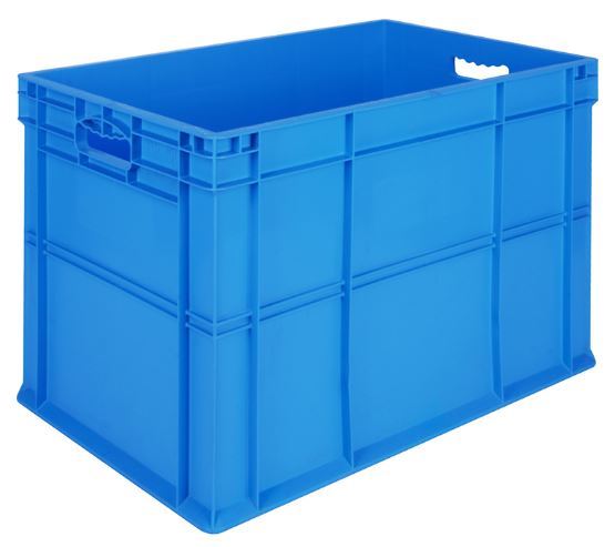 60x40x40 Solid Plastic Crate | 60x40 Solid Plastic Crates