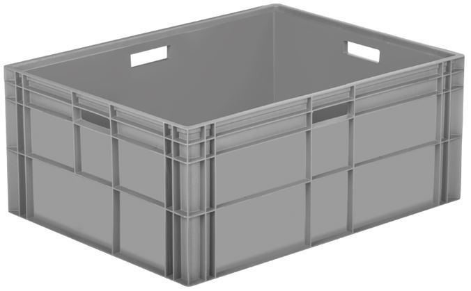 80x60x34 Industrial Plastic Crate | 800x600 Industrial Crates